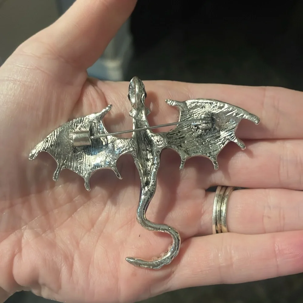 Jewelry | Purple Dragon Brooch | Poshmark